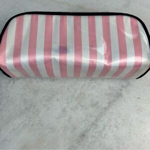 Victoria's Secret | Bags | Victorias Secret Classic Pink Striped Make ...